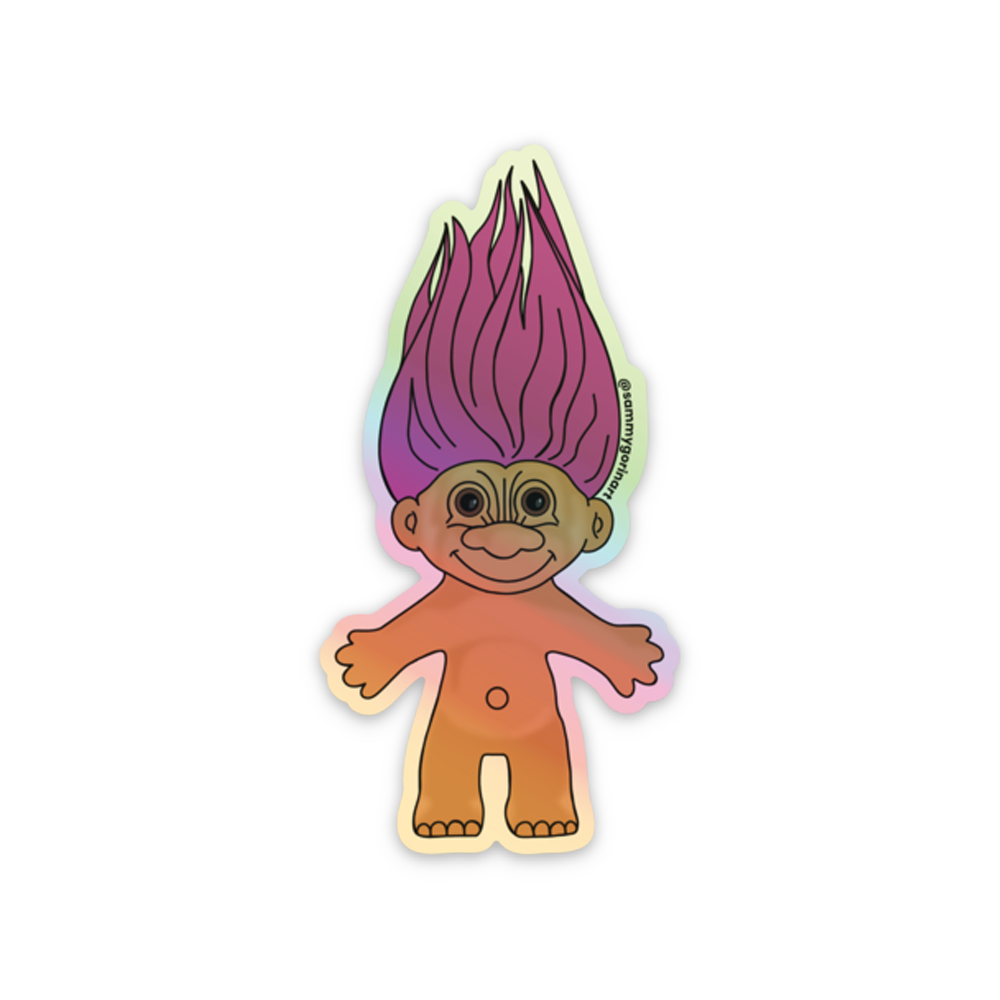 Holographic Troll Sticker – Sammy Gorin LLC - Wholesale